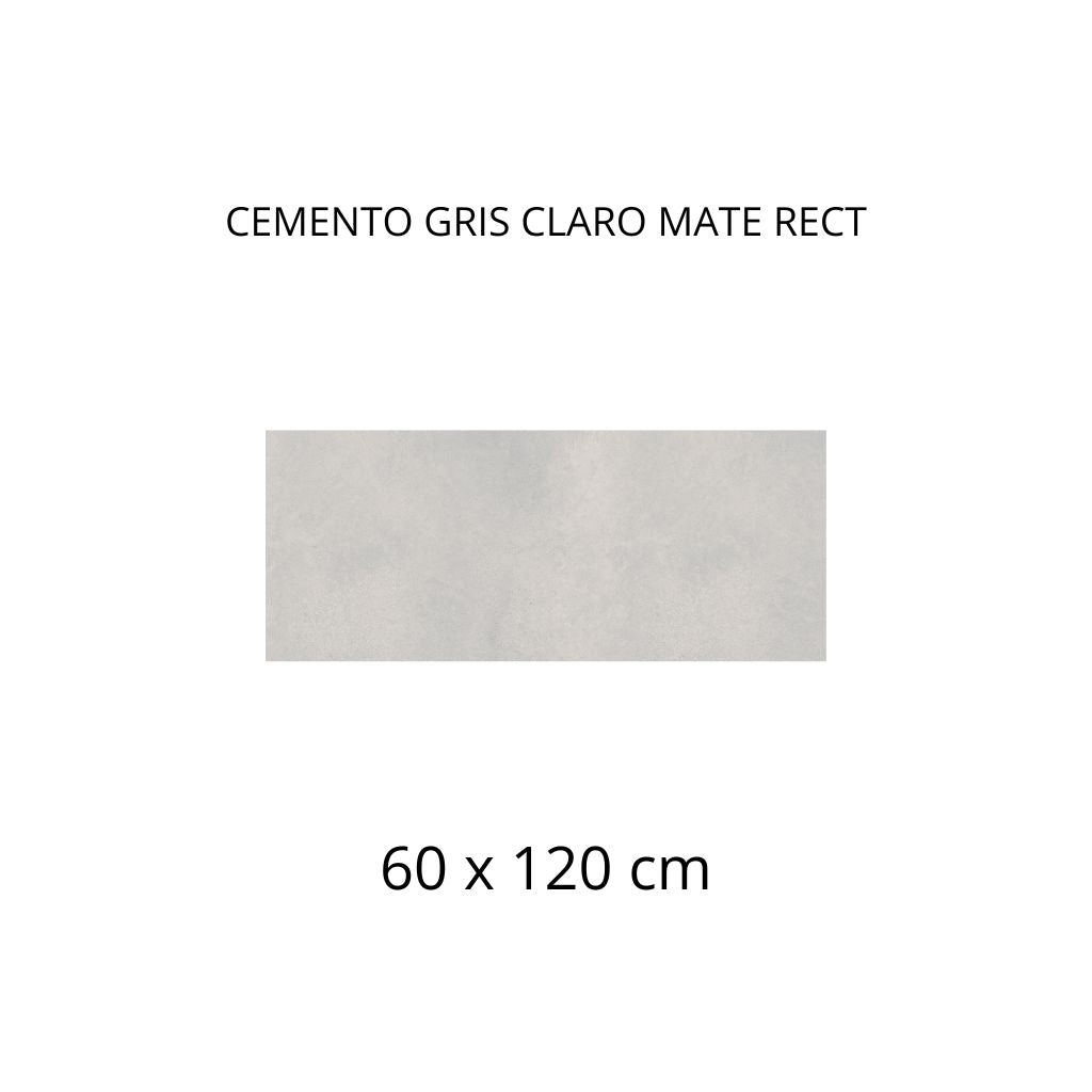 CEMENTO GRIS CLARO MATE RECT – Mosagrescolombia